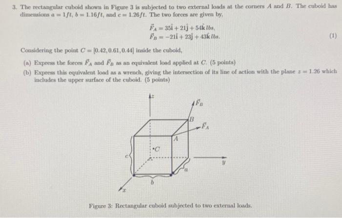 Solved 3. The rectangular cuboid shown in Figure 3 is | Chegg.com