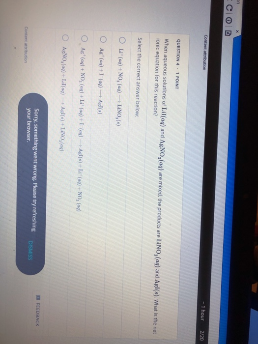Solved on Е СО В Content attribution - 1 hour 2/20 QUESTION | Chegg.com Solved on Е СО В Content attribution - 1 hour 2/20 QUESTION | Chegg.com