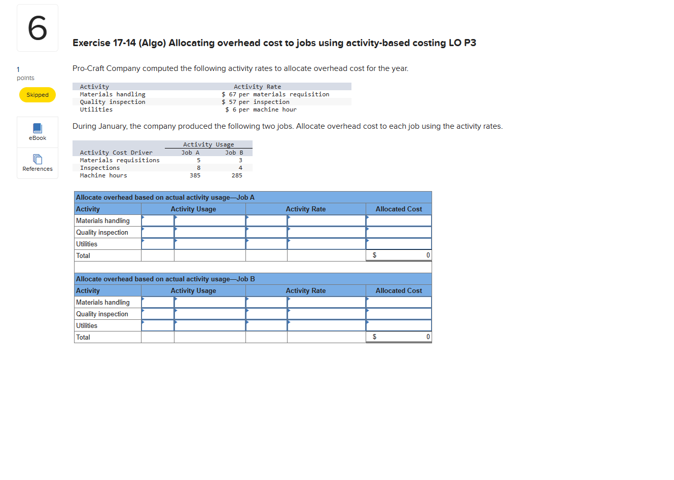 Solved Exercise 17-14 (Algo) Allocating overhead cost to | Chegg.com Solved Exercise 17-14 (Algo) Allocating overhead cost to | Chegg.com