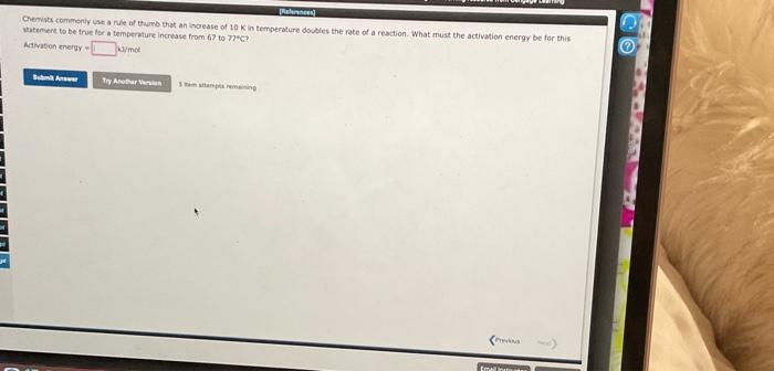Solved athtemsert to be true ter a temperature increase from | Chegg.com