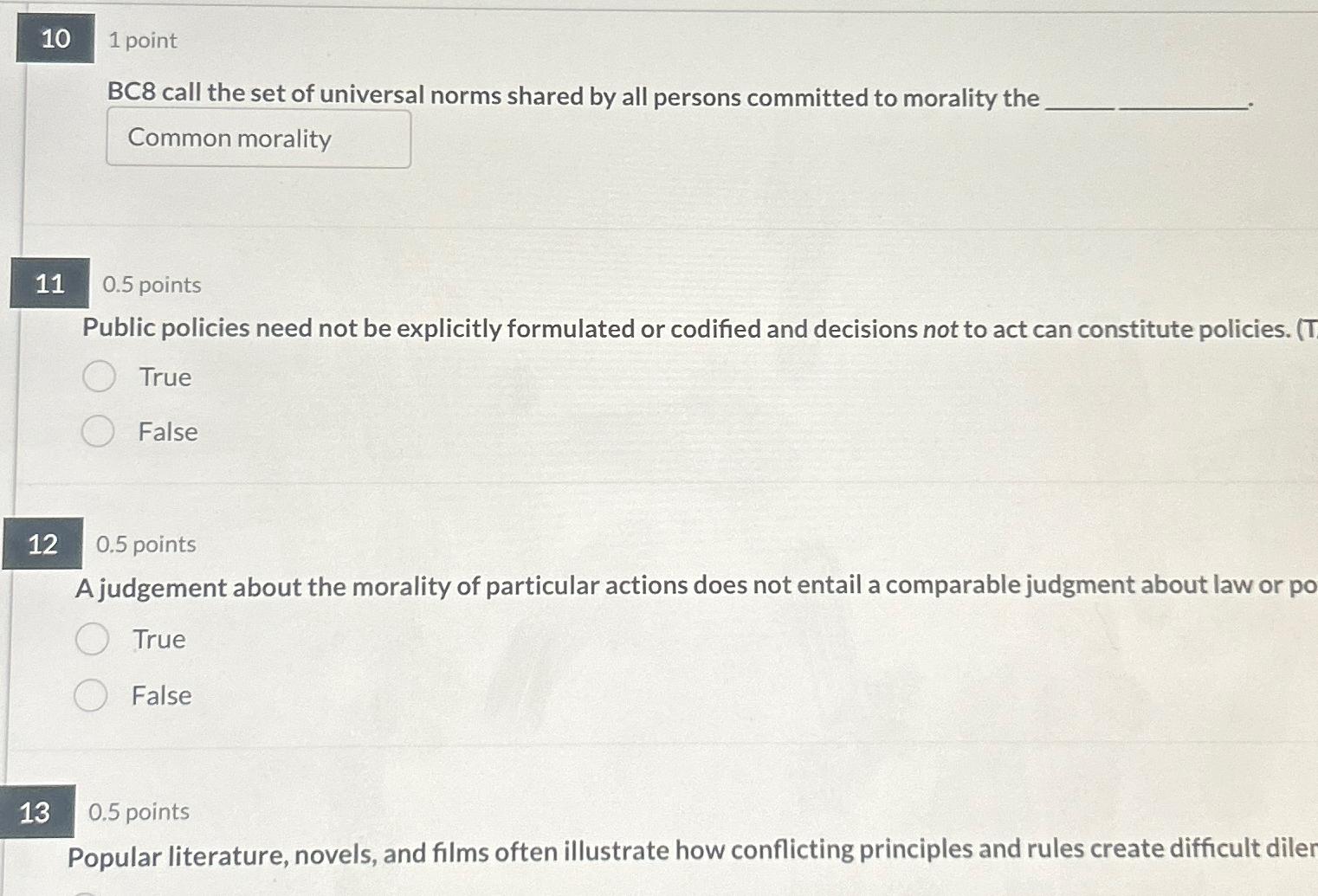 Solved 101 ﻿pointBC8 ﻿call the set of universal norms shared | Chegg.com