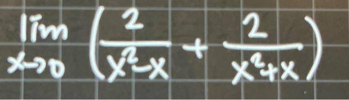Solved limx→0(x2−x2+x2+x2) | Chegg.com