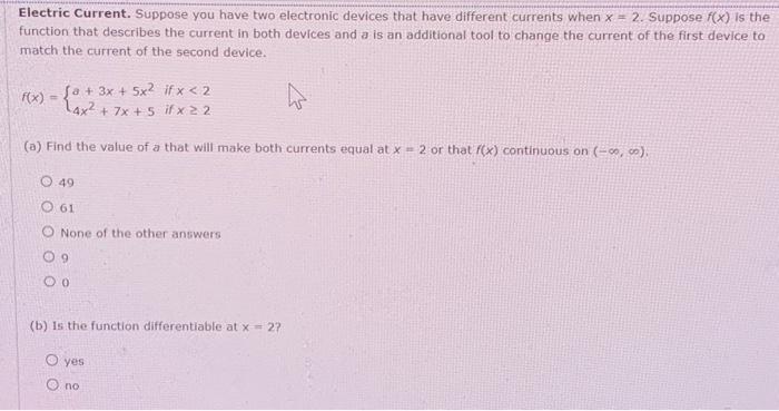 Solved Electric Current. Suppose you have two electronic | Chegg.com