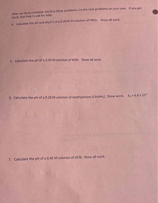 Solved After we have complete the first three problems, try | Chegg.com