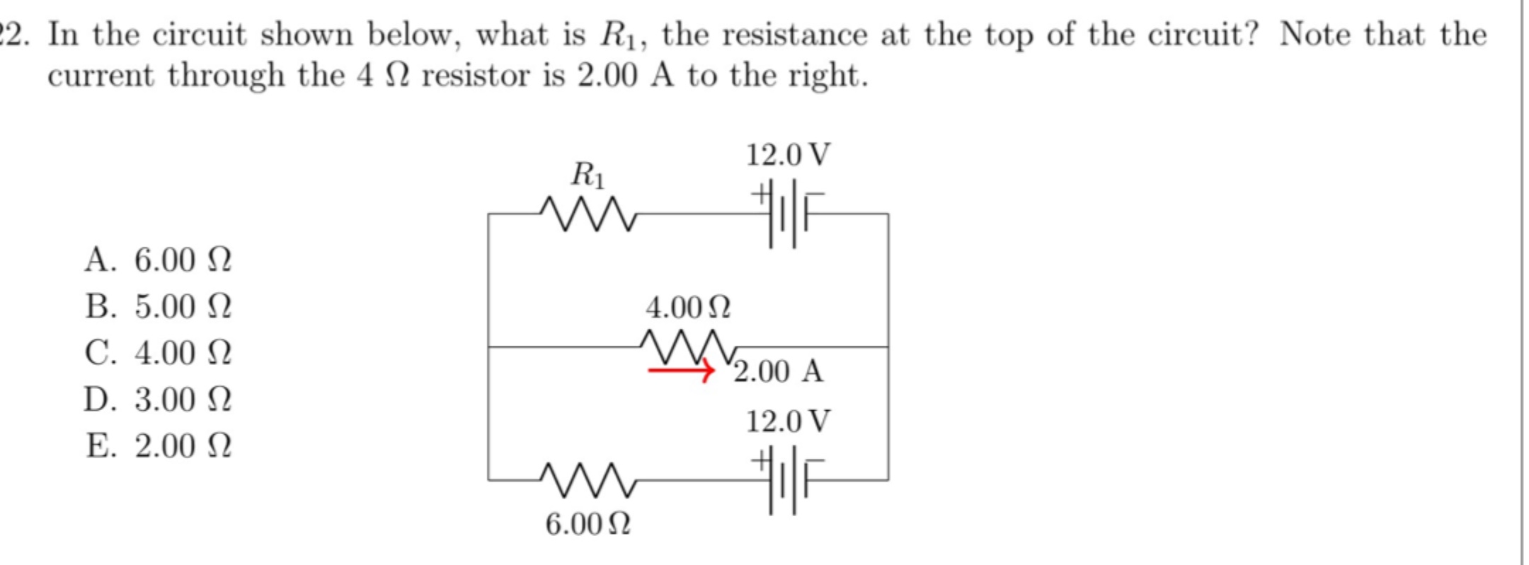 Solved In The Circuit Shown Below What Is R1 ﻿the