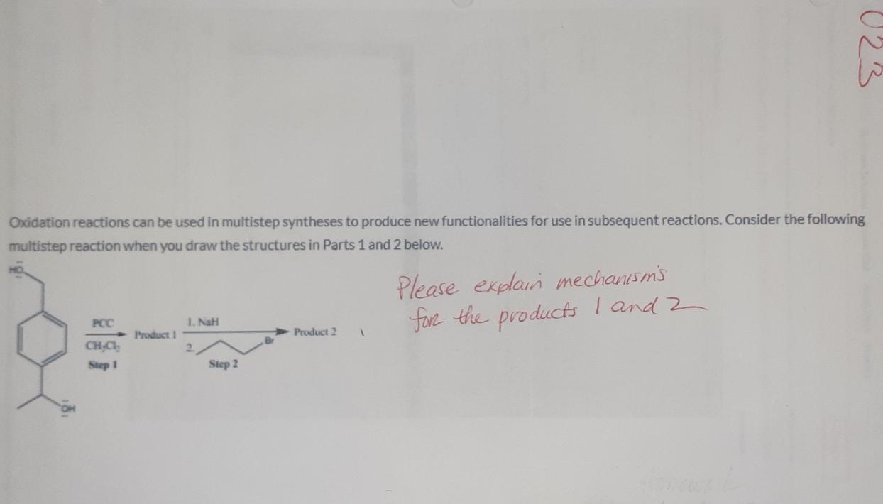 Solved 023 Oxidation reactions can be used in multistep | Chegg.com