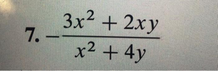 Solved In Exercises 1-8, find dy/dx in terms of x and y. 1. | Chegg.com