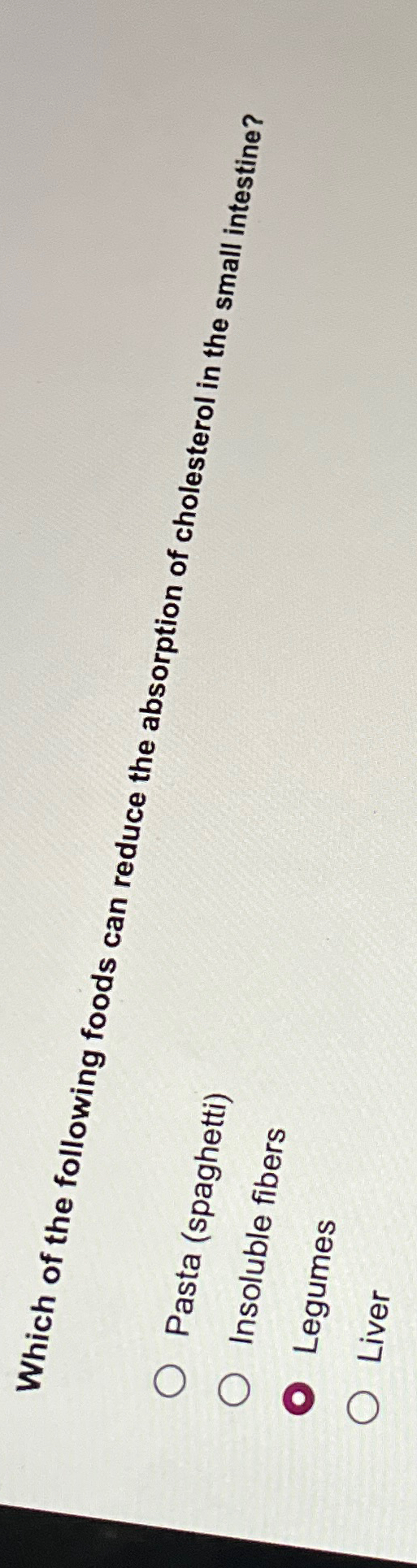 Solved Which of the following foods can reduce the | Chegg.com