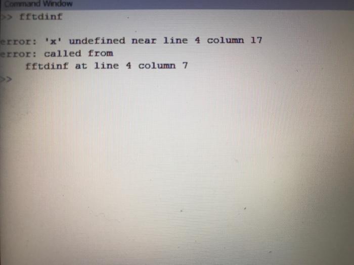 Solved I'm trying MATLAB program for FFT with | Chegg.com