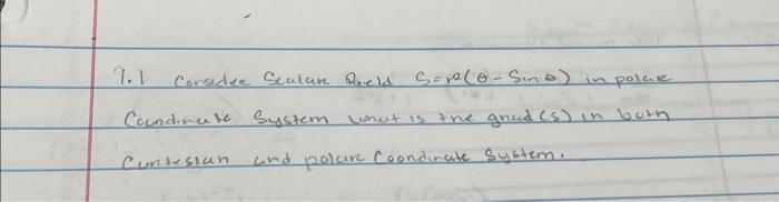 9.1 Consdre Sculare Reild S=r2(θ−Sinθ) in polare | Chegg.com