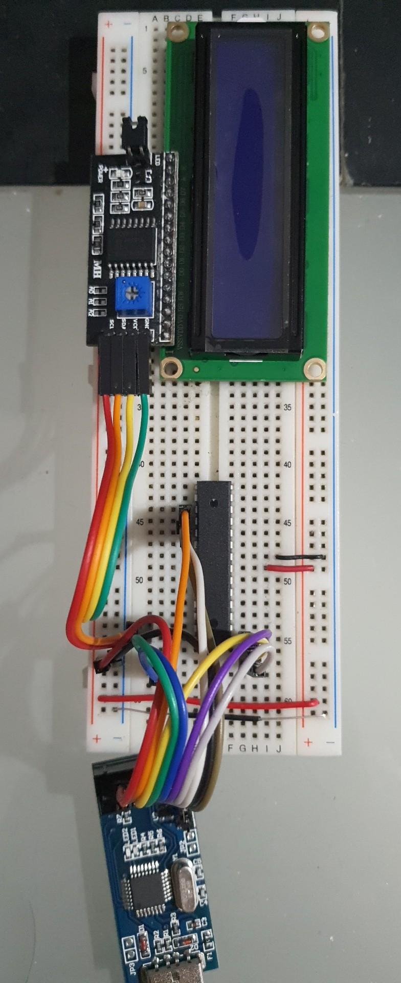 Solved plis I need a program to control a LCD display 16x2 | Chegg.com