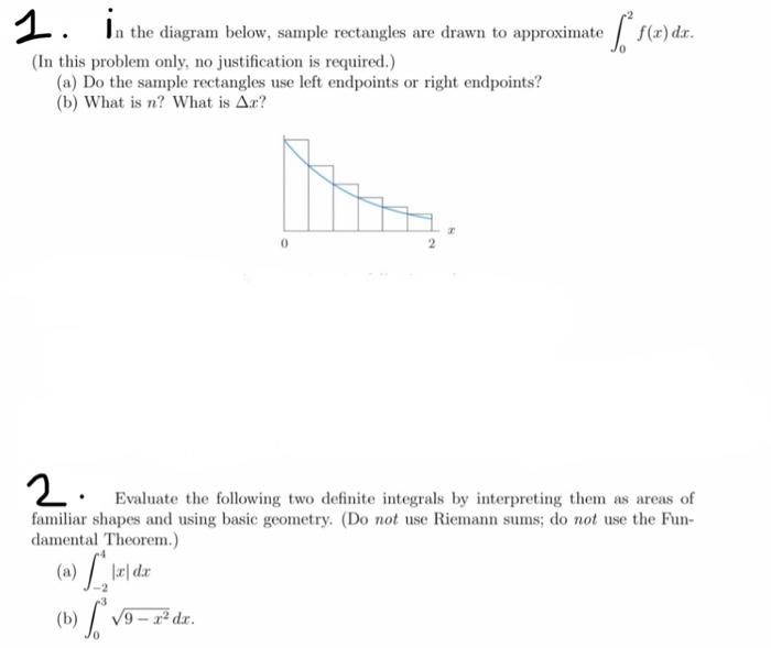 Solved 1. in the diagram below, sample rectangles are drawn | Chegg.com