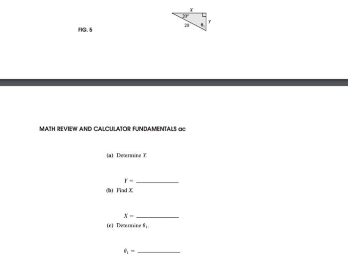 Solved EXAMPLE 1 Find the hypotenuse Z and the angle θ1 for | Chegg.com