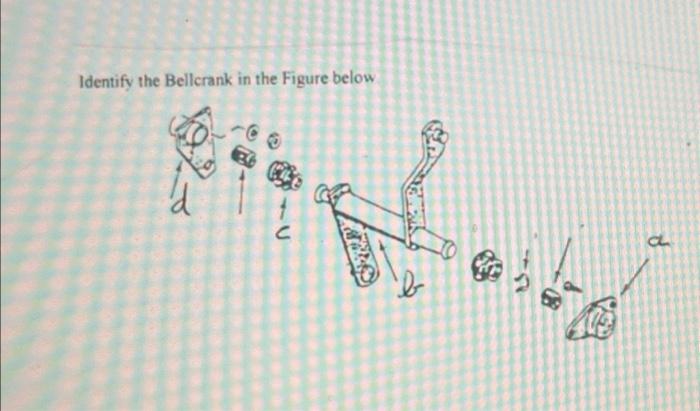 Solved Identify the Bellcrank in the Figure below | Chegg.com