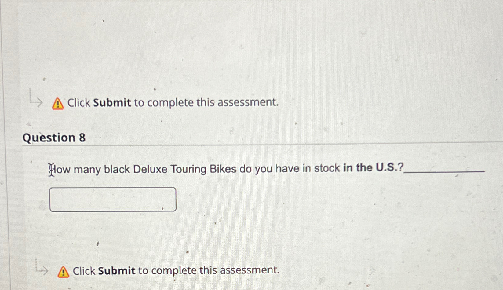 Solved Click Submit to complete this assessment.Question | Chegg.com
