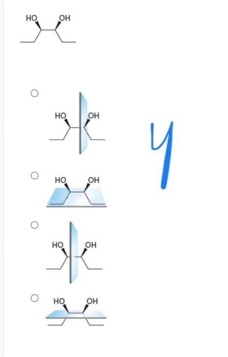 Solved Each of the following molecules has one plane of | Chegg.com