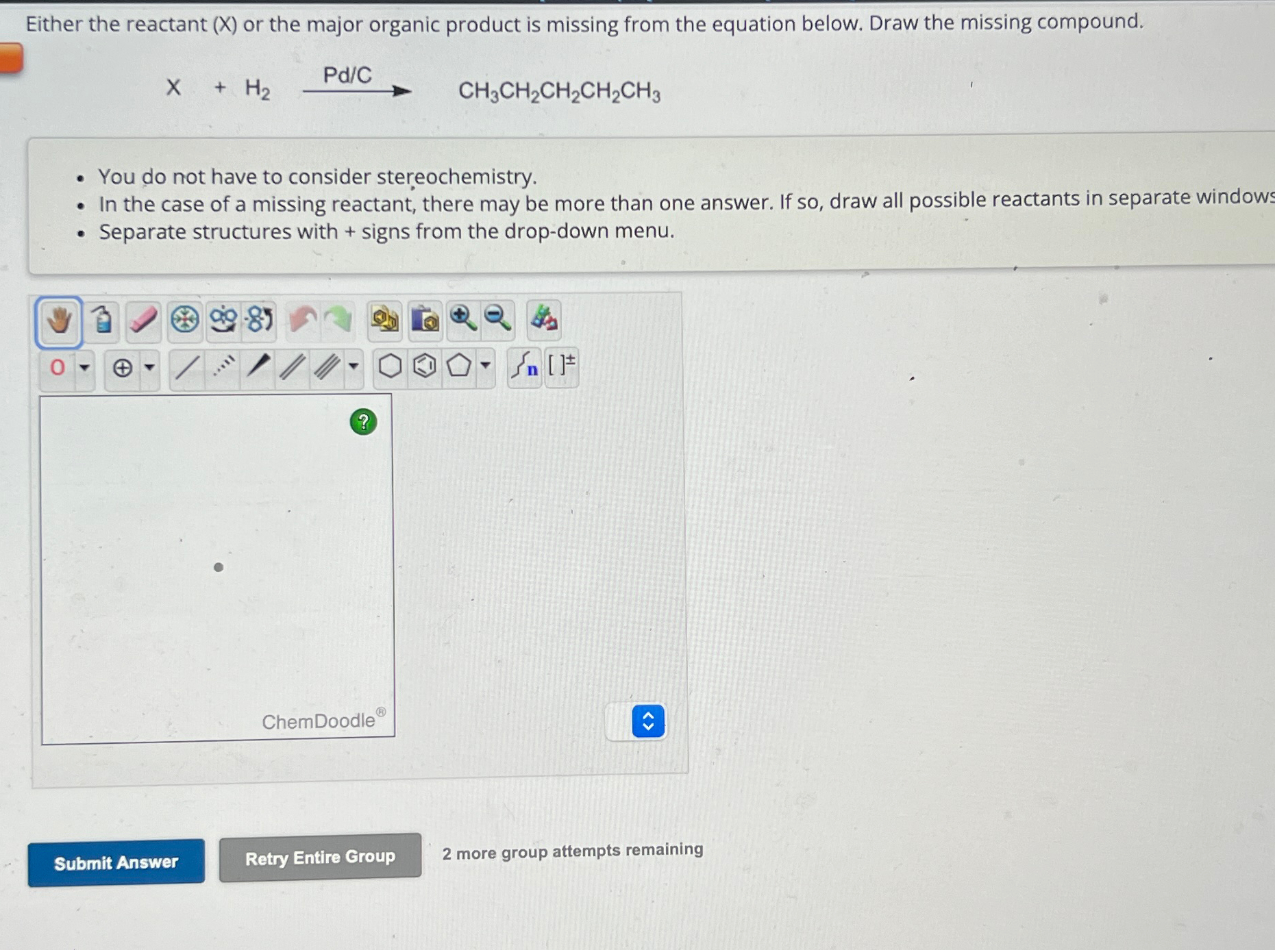 Solved Either the reactant (x) ﻿or the major organic product | Chegg.com