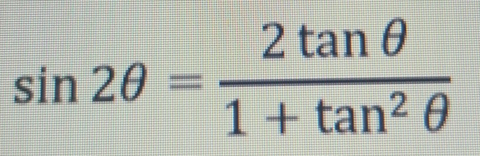 Solved sin 20 = 2 tan @ 1 + tan20 tan2 0 + 1 - = seco sece | Chegg.com