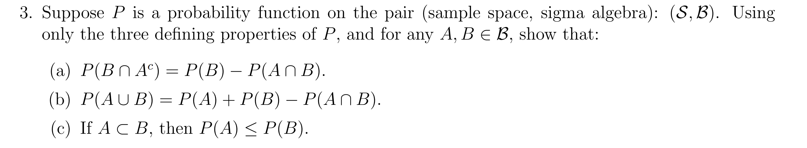 Solved Suppose P ﻿is a probability function on the pair | Chegg.com