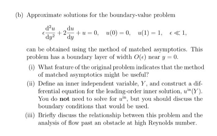 Solved b) Approximate solutions for the boundary-value | Chegg.com