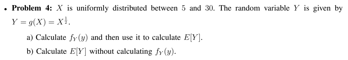 Solved show all steps to solveProblem 4: x ﻿is uniformly | Chegg.com