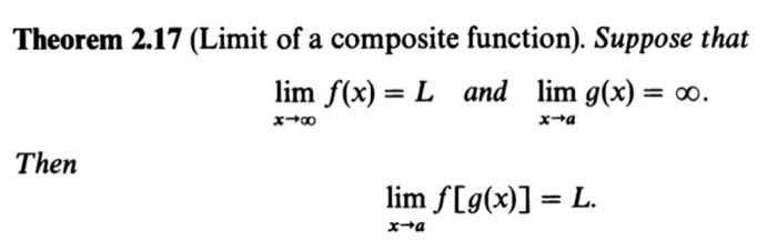 Solved 15. Prove Theorem 2.17. Theorem 2.17 (Limit of a | Chegg.com