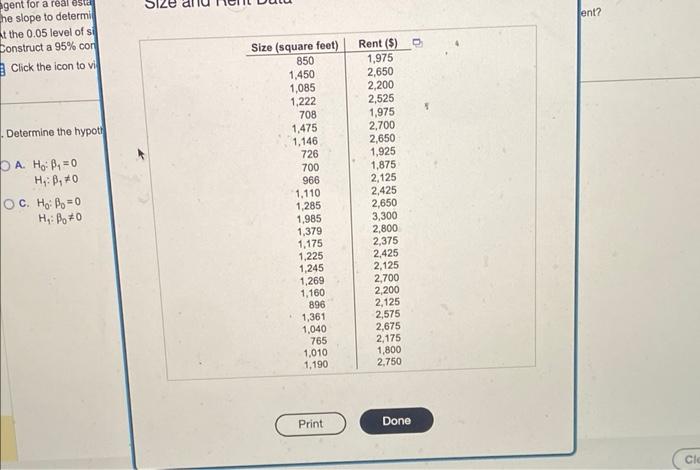 Solved for the slope to determine if a significant linear | Chegg.com