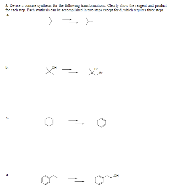 Solved Devise a concise synthesis for the following | Chegg.com