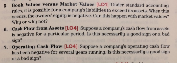 Solved Rook Values versus Market Values [LO1] Under standard | Chegg.com