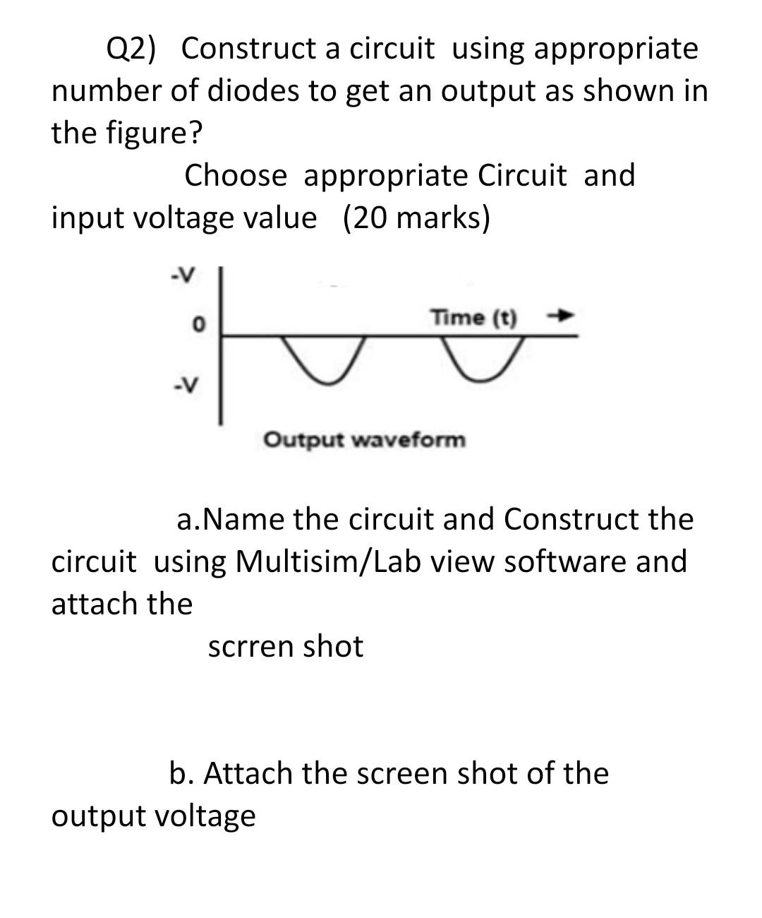 Solved Q2) Construct a circuit using appropriate number of | Chegg.com
