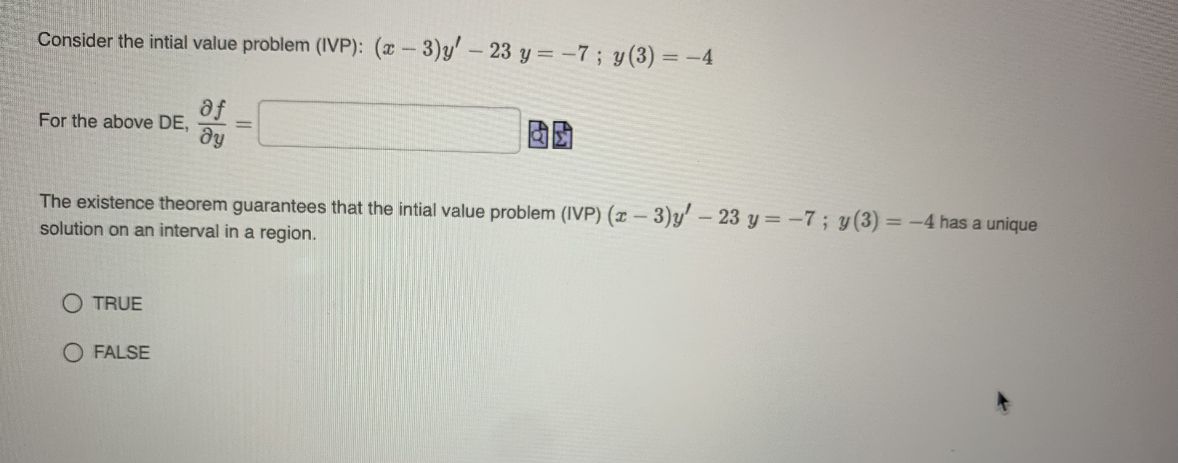 Solved Consider the intial value problem (IVP): | Chegg.com