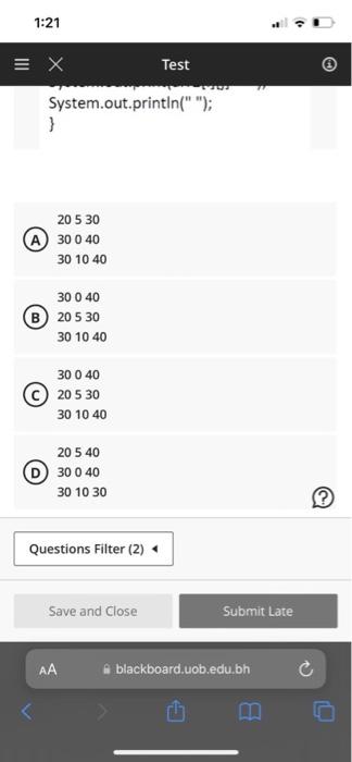 Solved Question 1 5 Points What will be the content of arr | Chegg.com
