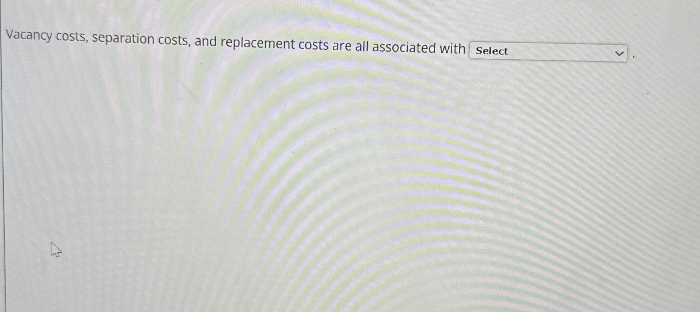 High Quality SOLUTION Vacancy costs, separation costs, and replacement | Chegg.com