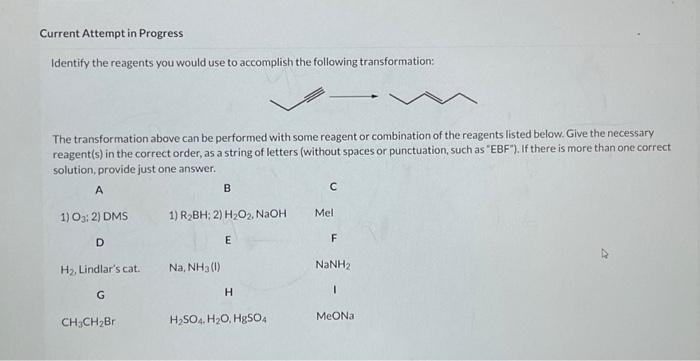 Solved An unknown alkyne is treated with ozone (followed by | Chegg.com