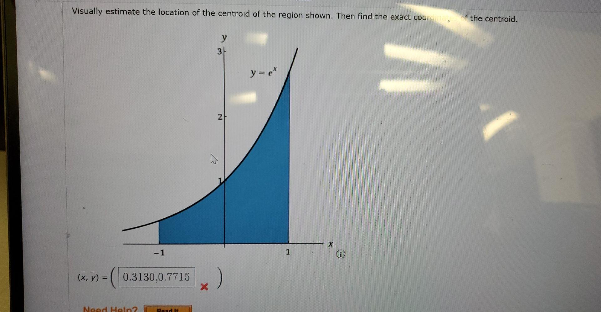 Solved The centroid of a curve can be found by a process | Chegg.com