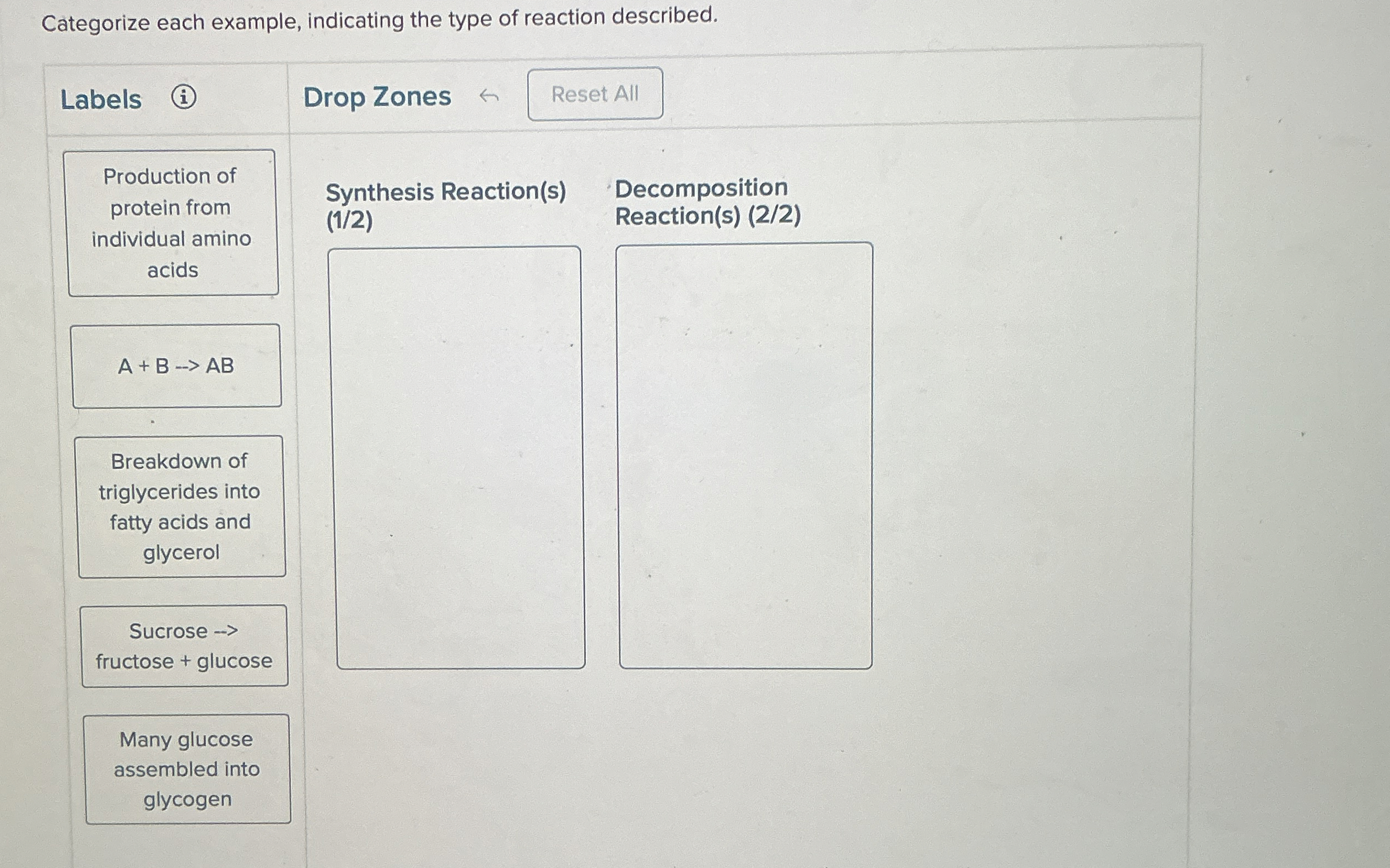 Solved Categorize each example, indicating the type of | Chegg.com