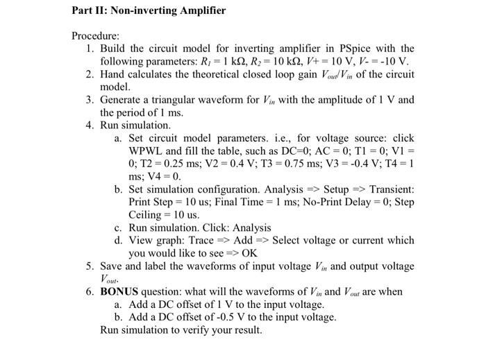 Solved please use pspice software i only need The circuit | Chegg.com Solved please use pspice software i only need The circuit | Chegg.com