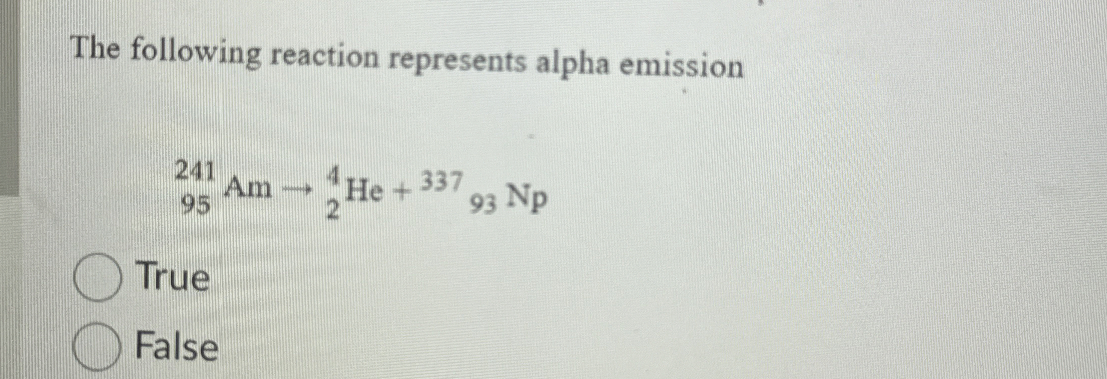 Solved The following reaction represents alpha | Chegg.com