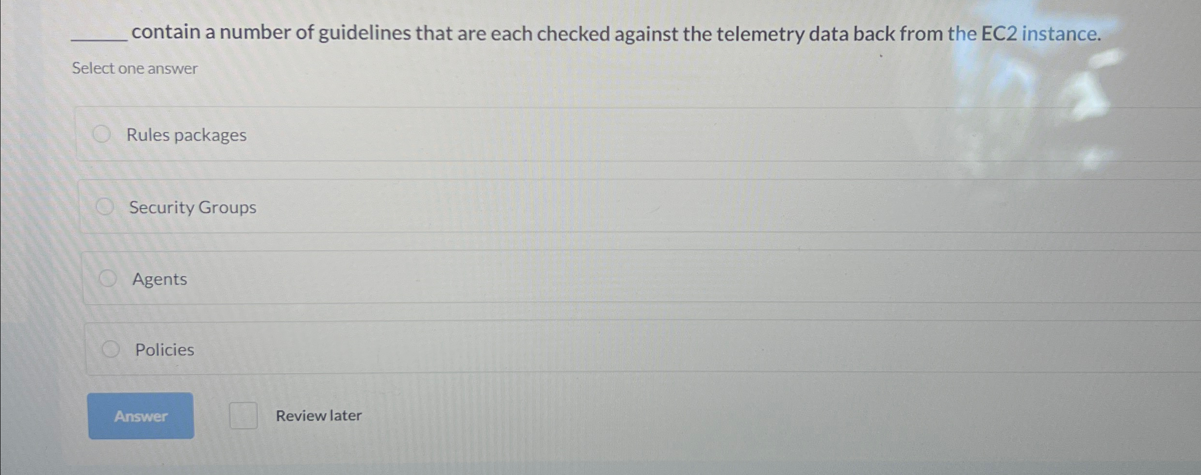 Solved contain a number of guidelines that are each checked | Chegg.com