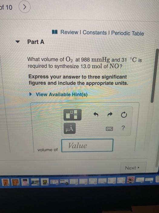 Solved of 10 > MA Review | Constants 1 Periodic Table Part A | Chegg.com