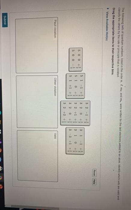 Solved Part A Refer To The Periodic Table To Write The