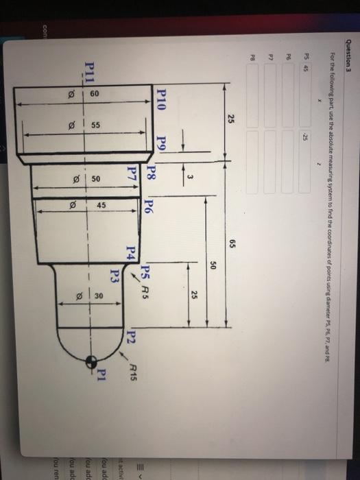 Solved Question 3 For the following part use the absolute | Chegg.com