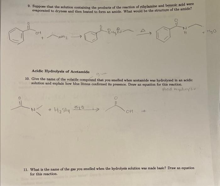 Solved Acidic Hydrolysis of Acetamide Dissolve 0.5 g of | Chegg.com