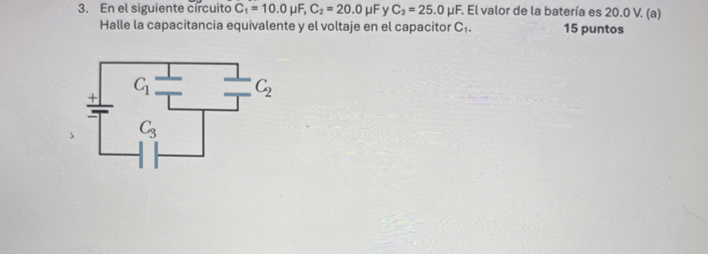 Solved En el siguiente circuito C1=10.0μF,C2=20.0μF ﻿y | Chegg.com
