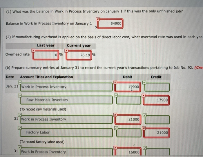 Solved Exercise 2-3 Your answer is partially correct. Try | Chegg.com