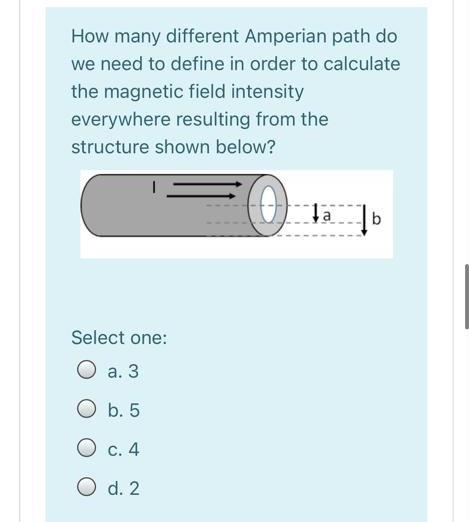 Solved How many different Amperian path do we need to define | Chegg.com