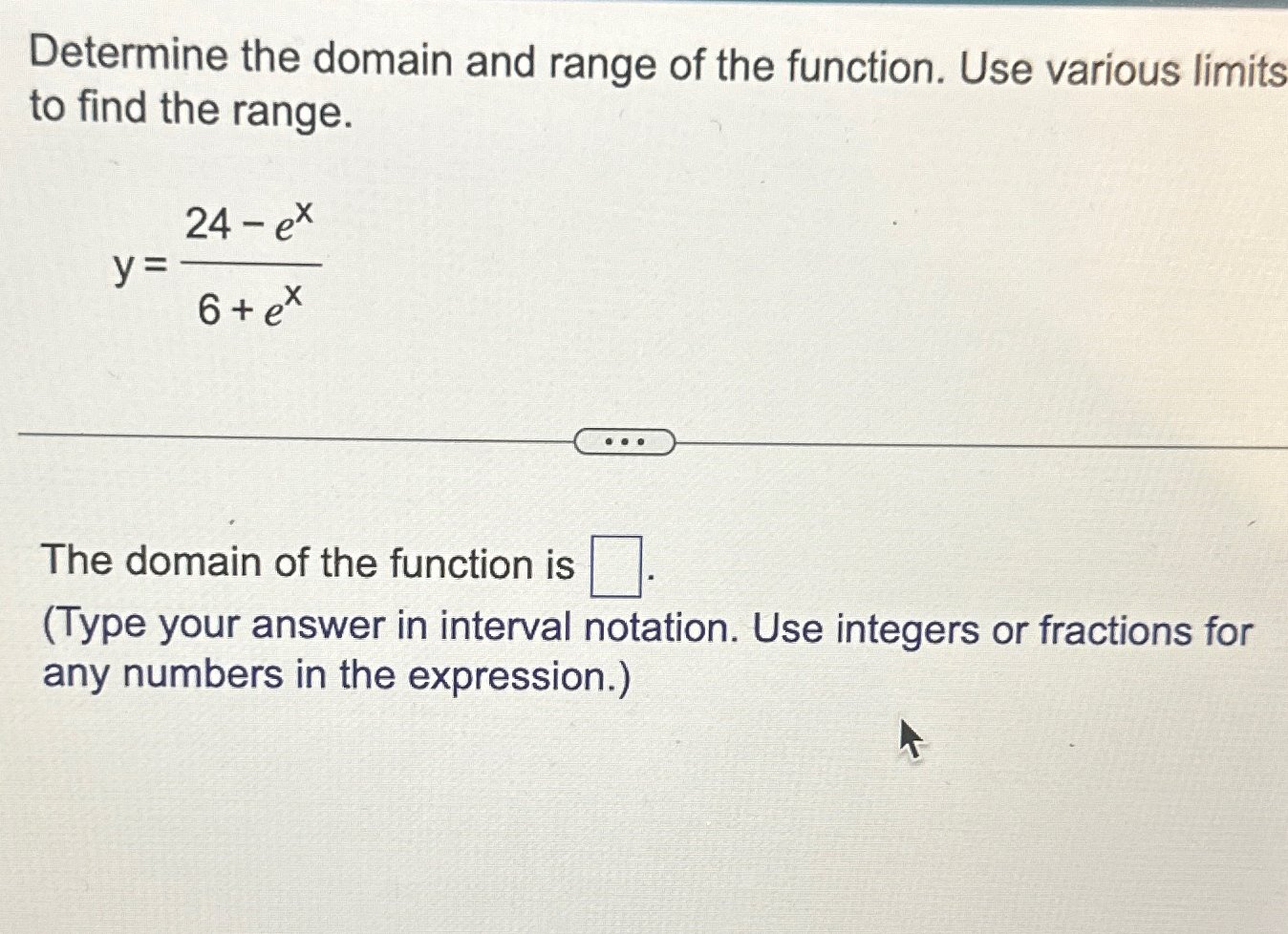 Solved Determine the domain and range of the function. Use | Chegg.com