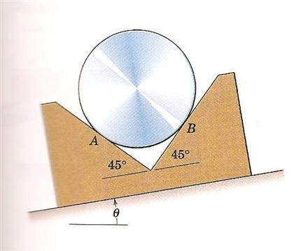 Solved Find the angle of tilt θ with the horizontal so that | Chegg.com