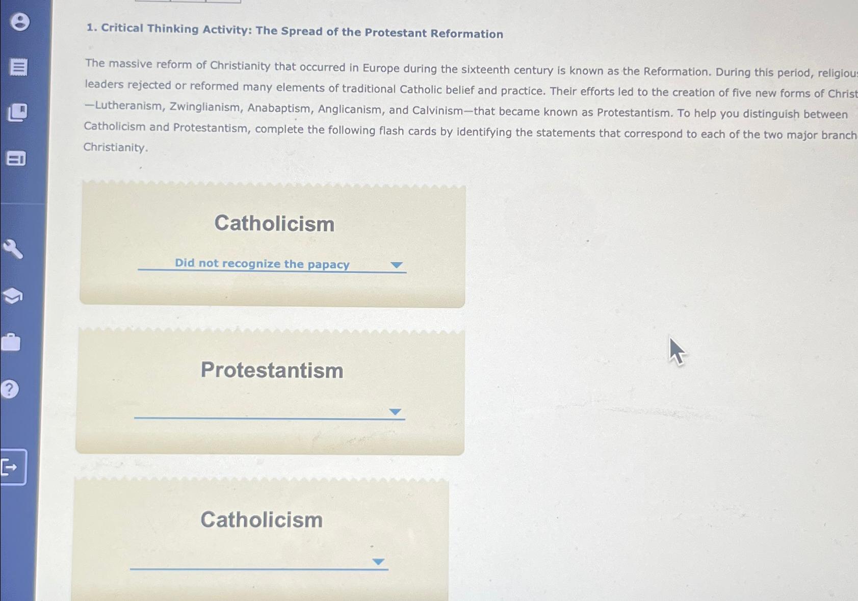 Solved Critical Thinking Activity: The Spread of the | Chegg.com