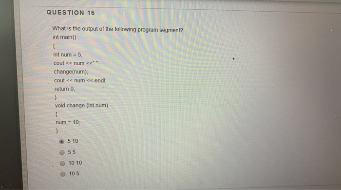 Solved Question 10 Which Of The Following Is A Valid